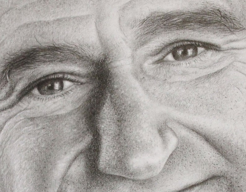 Robin Williams Art Print, Limited Edition A4 Art Print, Portrait ...