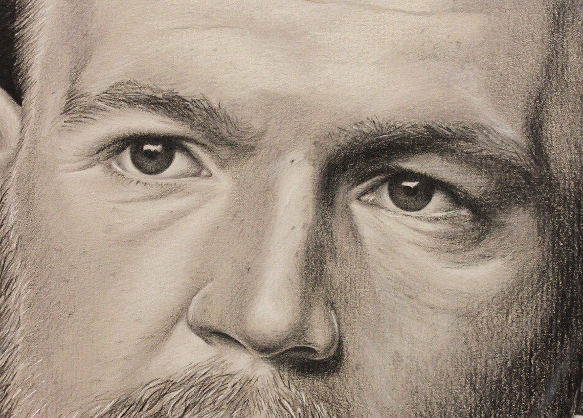 Conor Mcgregor Portrait, Original Artwork, Portrait Drawing, Mma ...