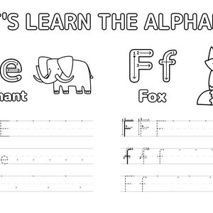 Handwriting Practice Sheets for Kids, Letter Formation Practice ...