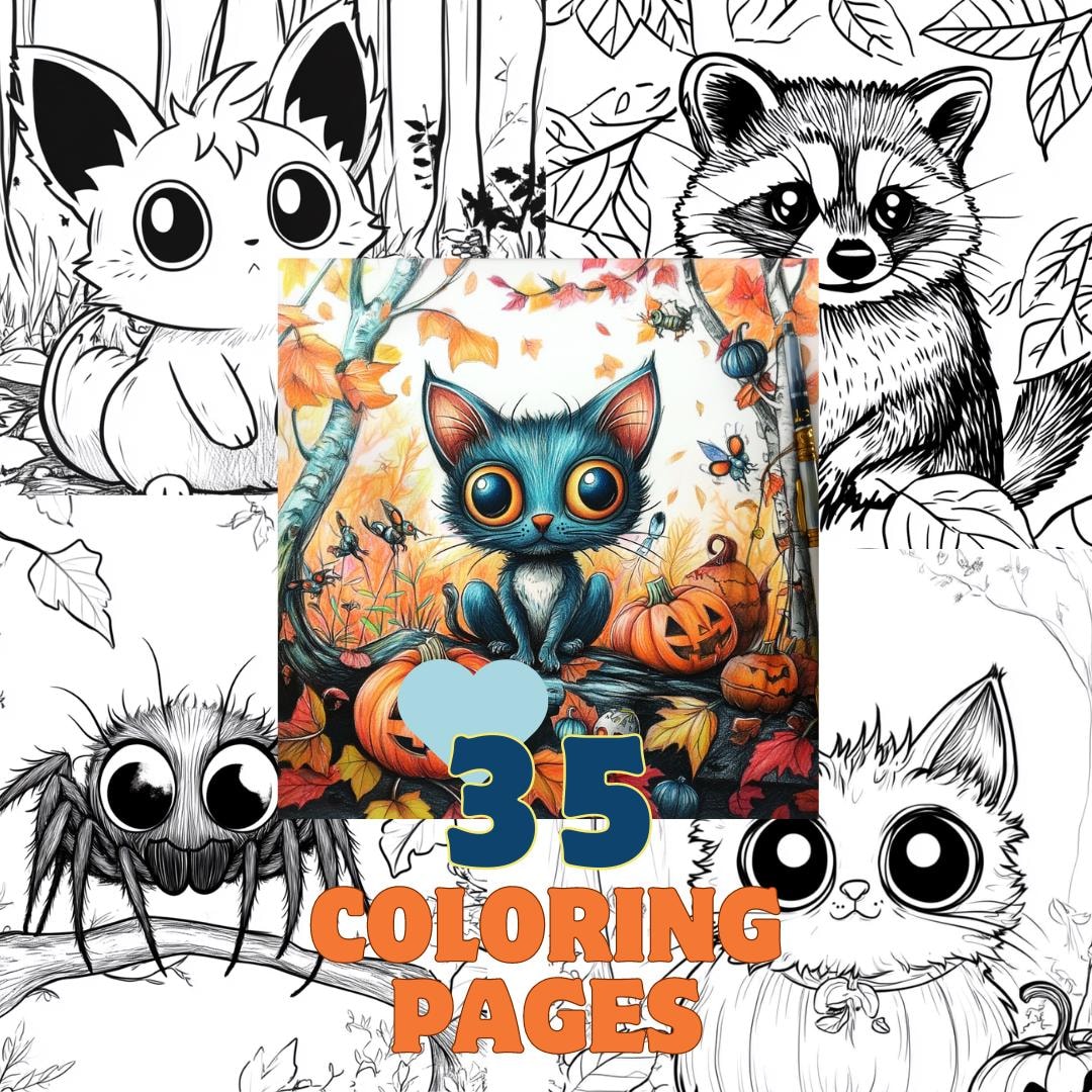 Creepy Kawaii Animals Coloring Pages, Creepy Cute Coloring Pages ...