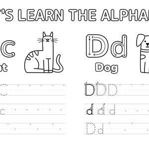 Handwriting Practice Sheets for Kids, Letter Formation Practice ...
