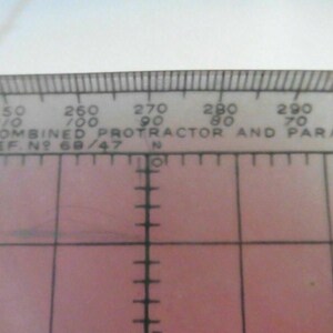 Douglas Combined Protractor & Parallel Rule Air Ministry Ref. 6B/47 - Etsy