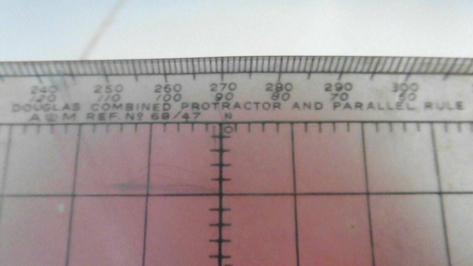 Douglas Combined Protractor & Parallel Rule Air Ministry Ref. 6B/47 - Etsy