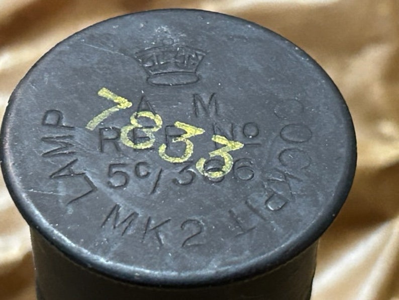 WW2 Lancaster Bomber Early Brass Cockpit Lamp Mk2 Air Ministry Ref. 5C ...