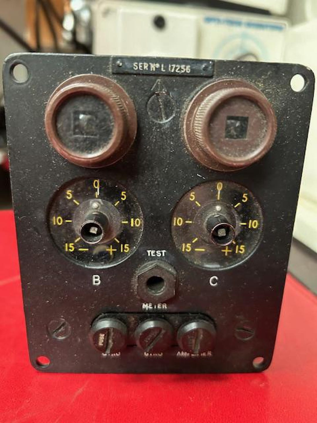 RAF Vulcan Bomber Cold War Cockpit Compass Corrector Control Unit MK4 F ...