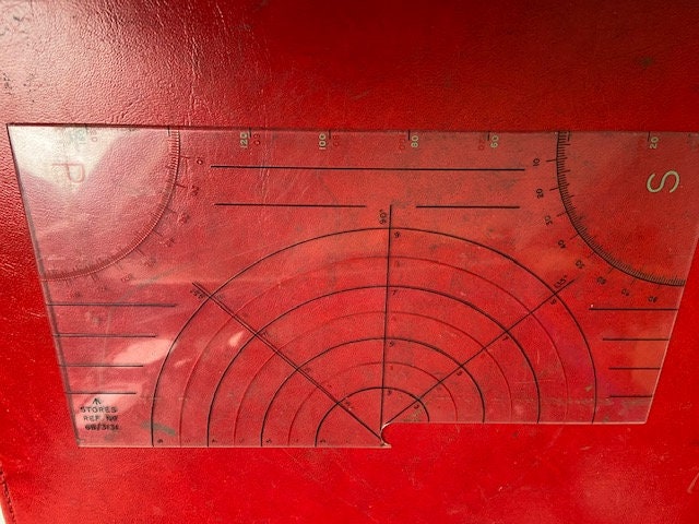 WW2 Heavy Bomber Navigation Interceptor Protractor Air - Etsy