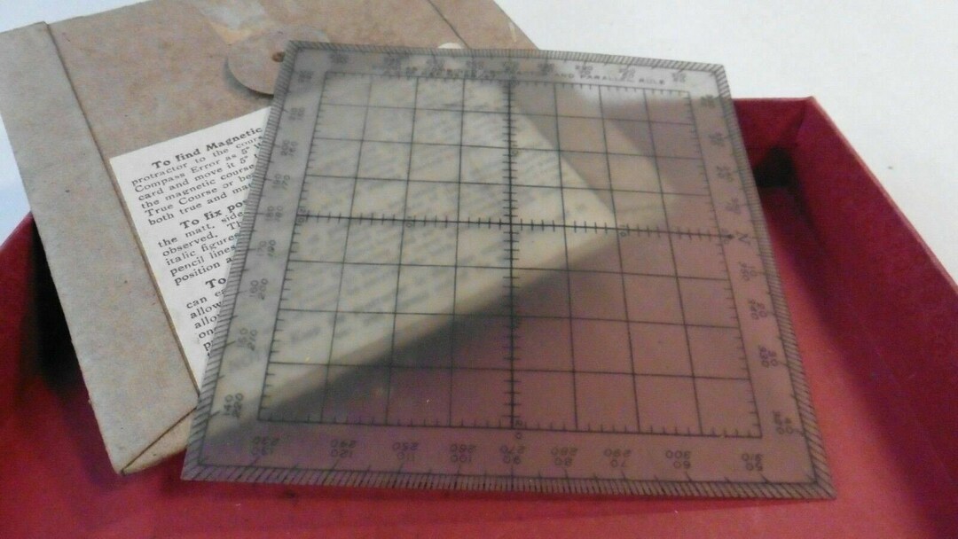 Douglas Combined Protractor & Parallel Rule Air Ministry Ref. 6B/47 - Etsy