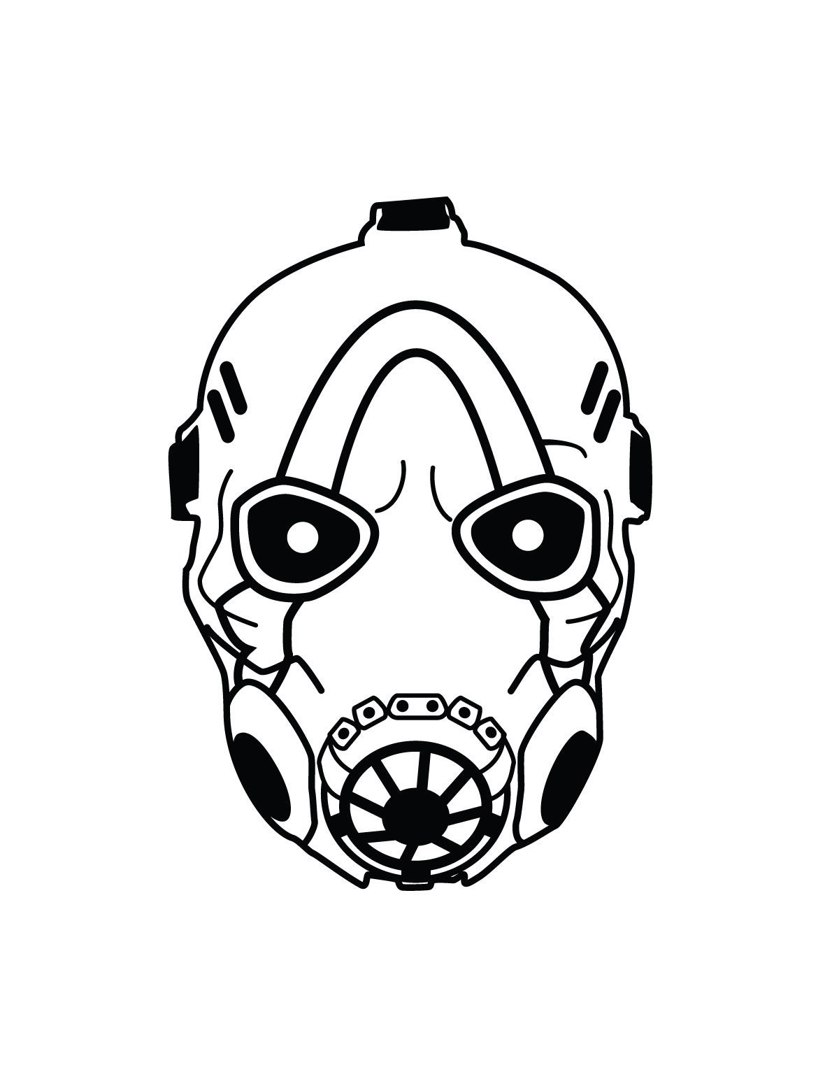 Borderlands 3 Mask Decal - Etsy