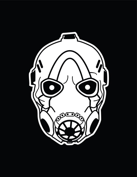 Borderlands 3 Mask Decal - Etsy