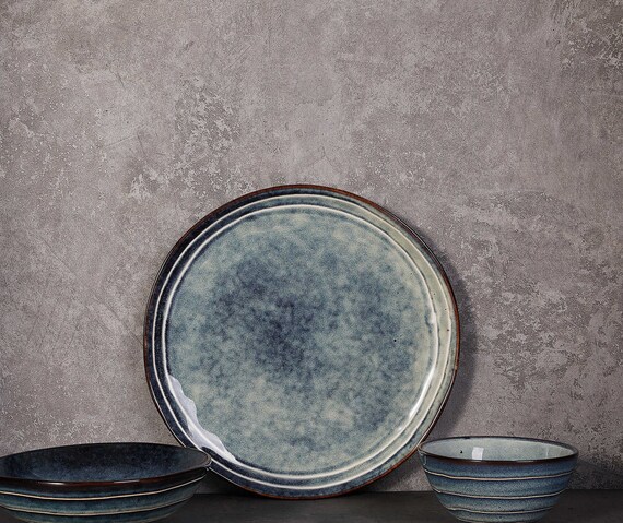 Pottery Handmadevintage Style Potterytextured Set Ceramic | Etsy