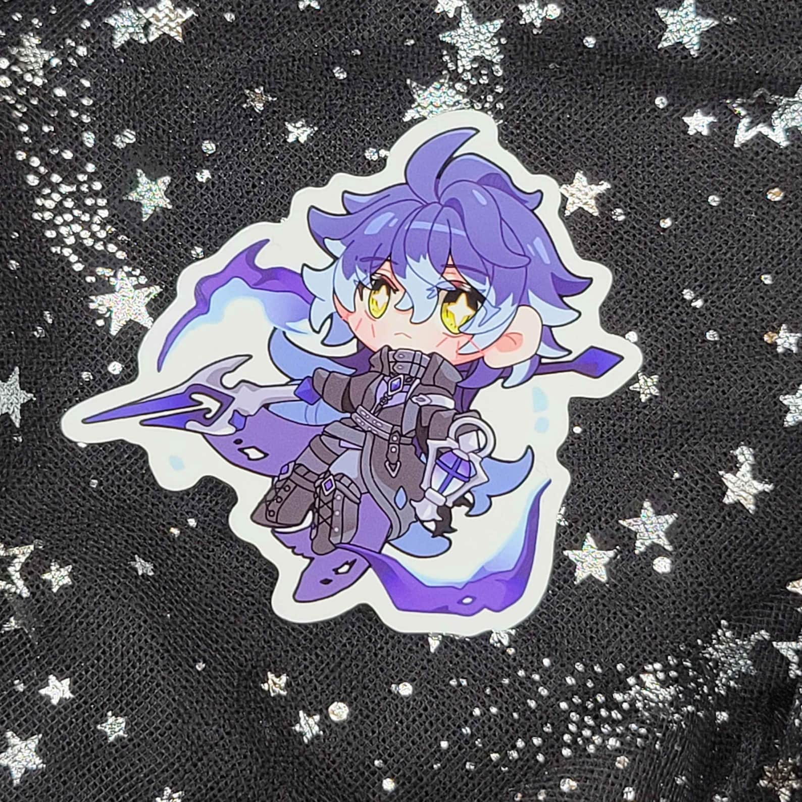 Genshin Impact Nod Krai Keychains + Stickers (ft. Flins, Durin and ...