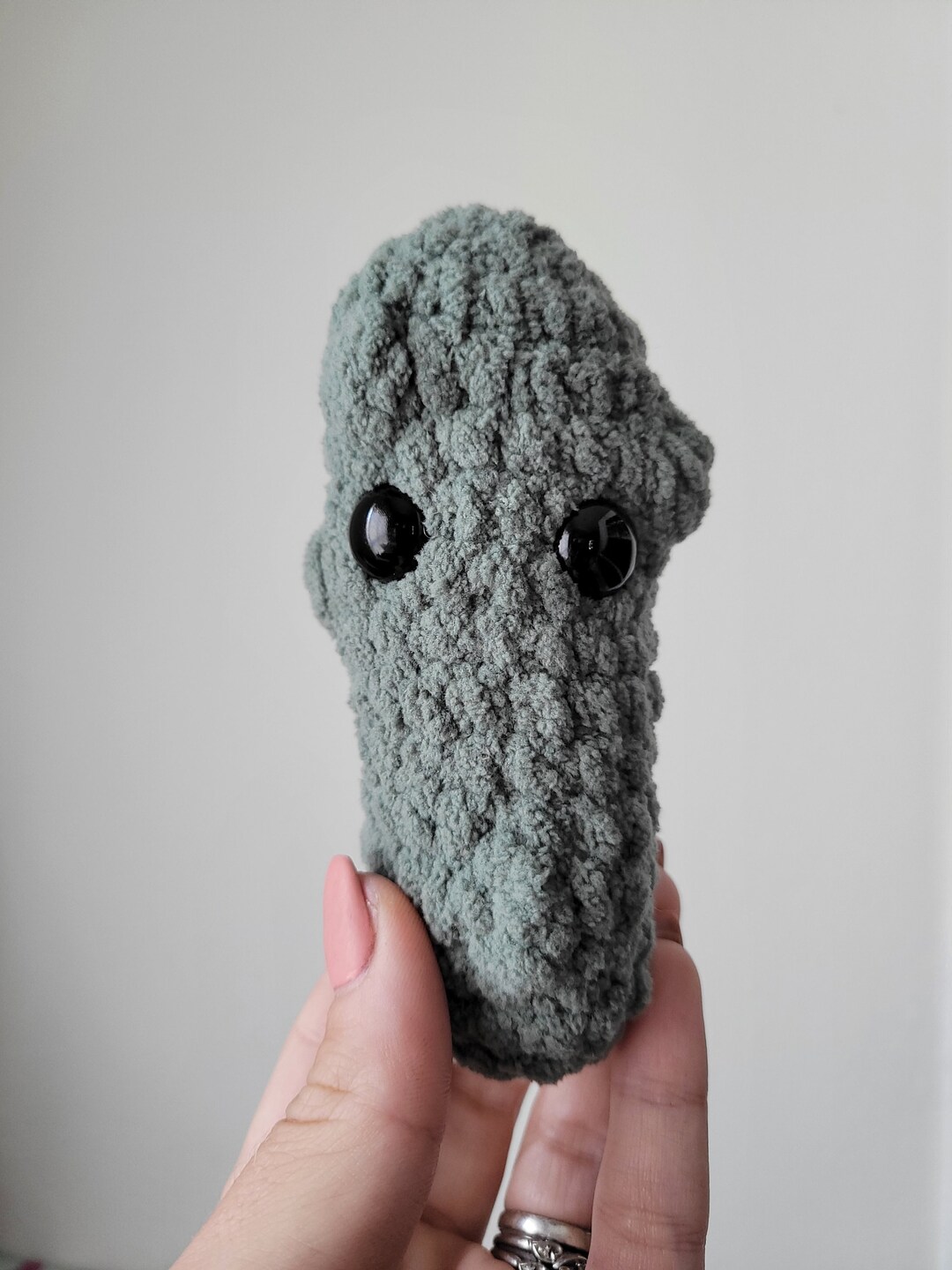 Plush Pickle Toy | Handmade Crochet Amigurumi Stuffed Animal - Etsy