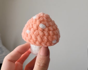 Crochet Amigurumi Mushroom Pop-it Fidget Toy Plushie - Etsy