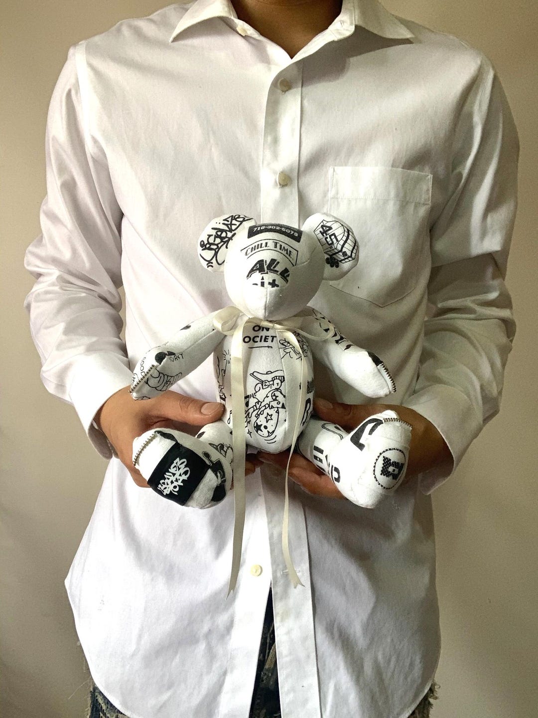 Teddy Bear Plush Stuffed Toy LEGALIZE-TOKYO Remake Stuffed / Tosh - Etsy