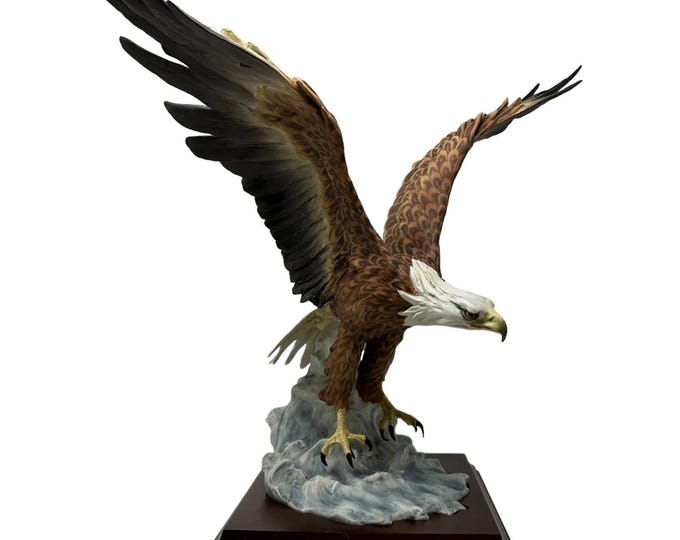 70s Kaiser Bald Eagle Wolfgang Gawantka LE 247/1500 Hand Painted West ...