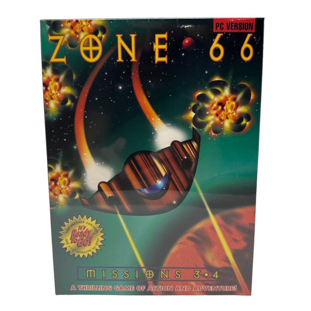 Zone 66 Missions 3 & 4 Floppy Disk PC Version Big Box PC Game Sealed NEW - Etsy
