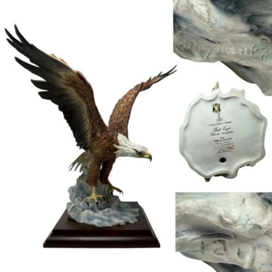 70s Kaiser Bald Eagle Wolfgang Gawantka LE 247/1500 Hand Painted West ...