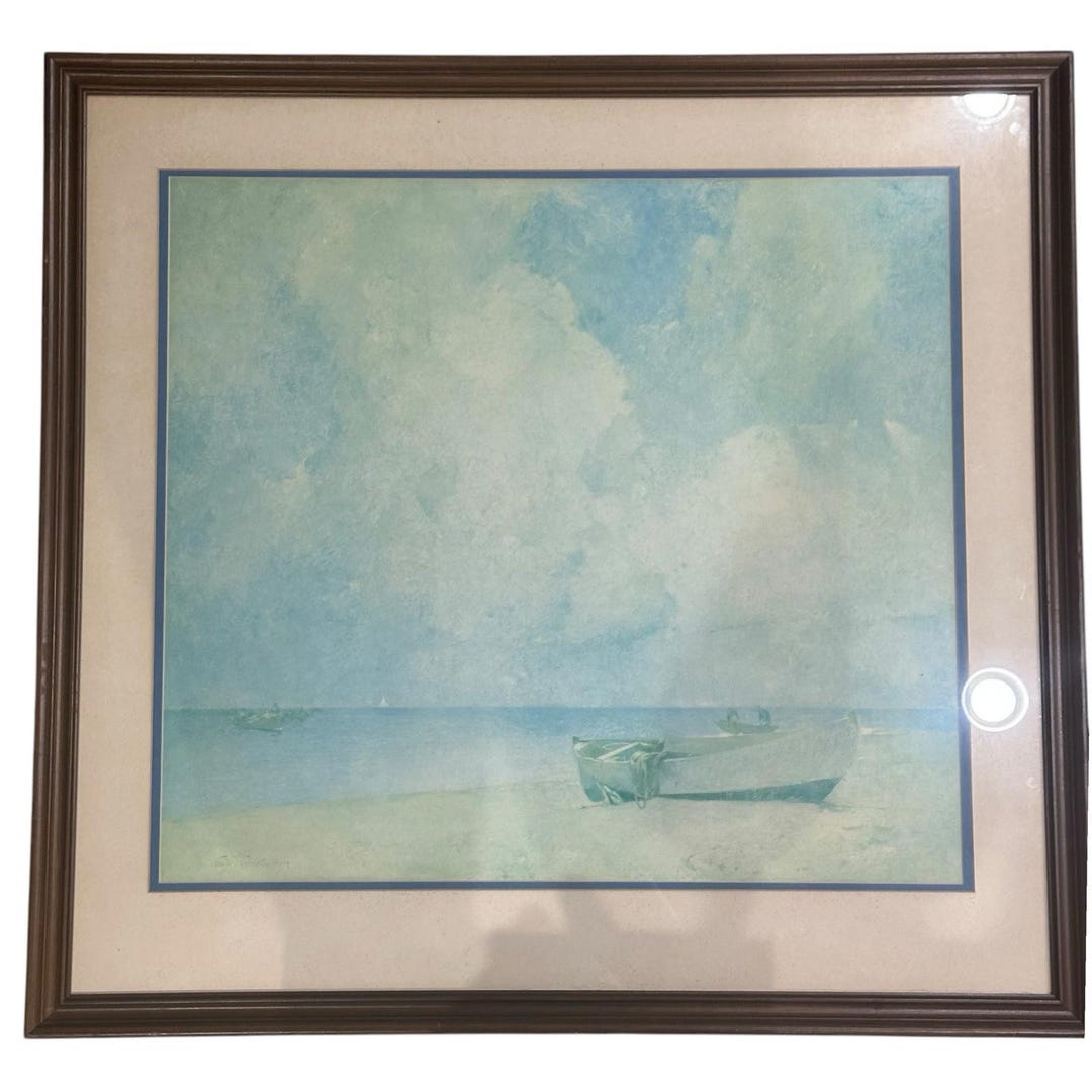 Emil Carlsen “the South Strand” Framed Museum Lithograph 1976 NYGS ...