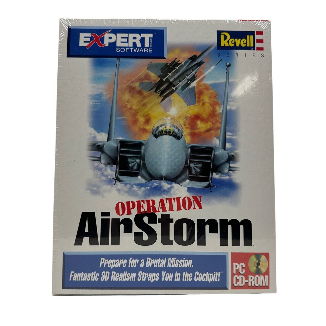 Operation Airstorm Revell Series Expert Software 1994 PC Game Dos CD ...