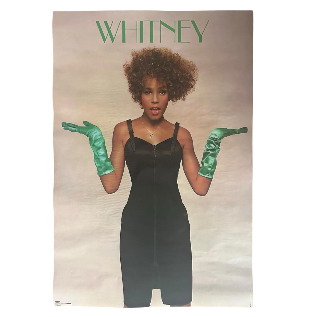Whitney Houston Original 1986 Vintage Poster Winterland Nippy Inc NOS RARE - Etsy