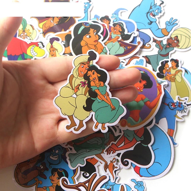 39 Pcs Aladdin Stickers | Etsy