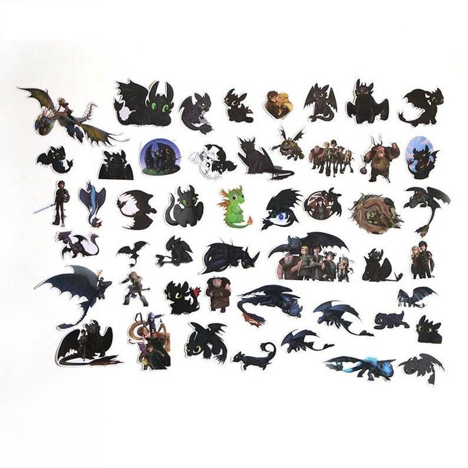 48Pcs How to TrainYourDragon Stickers Set | Etsy