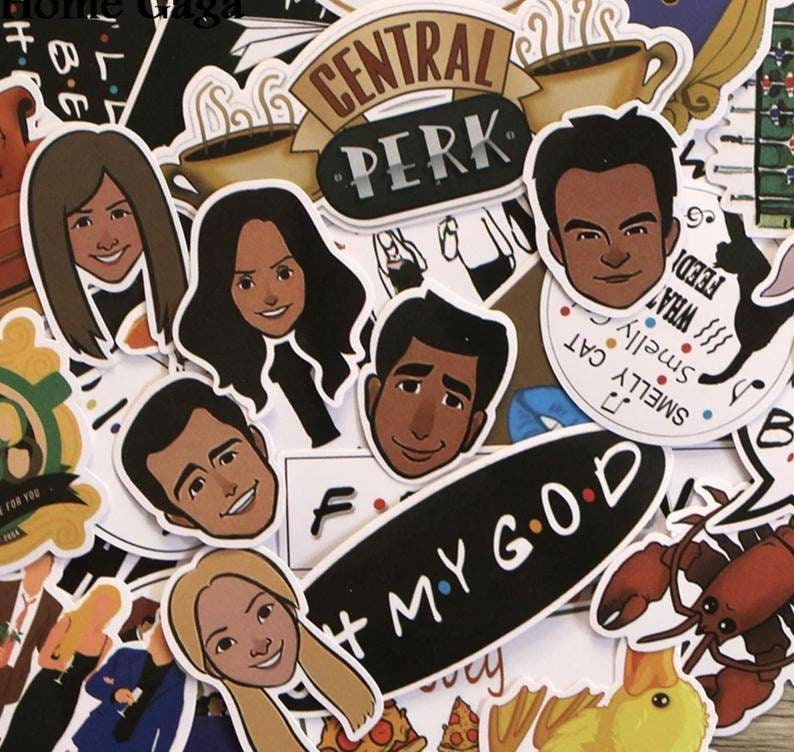 70 Pcs Friends TV Show Stickers | Etsy