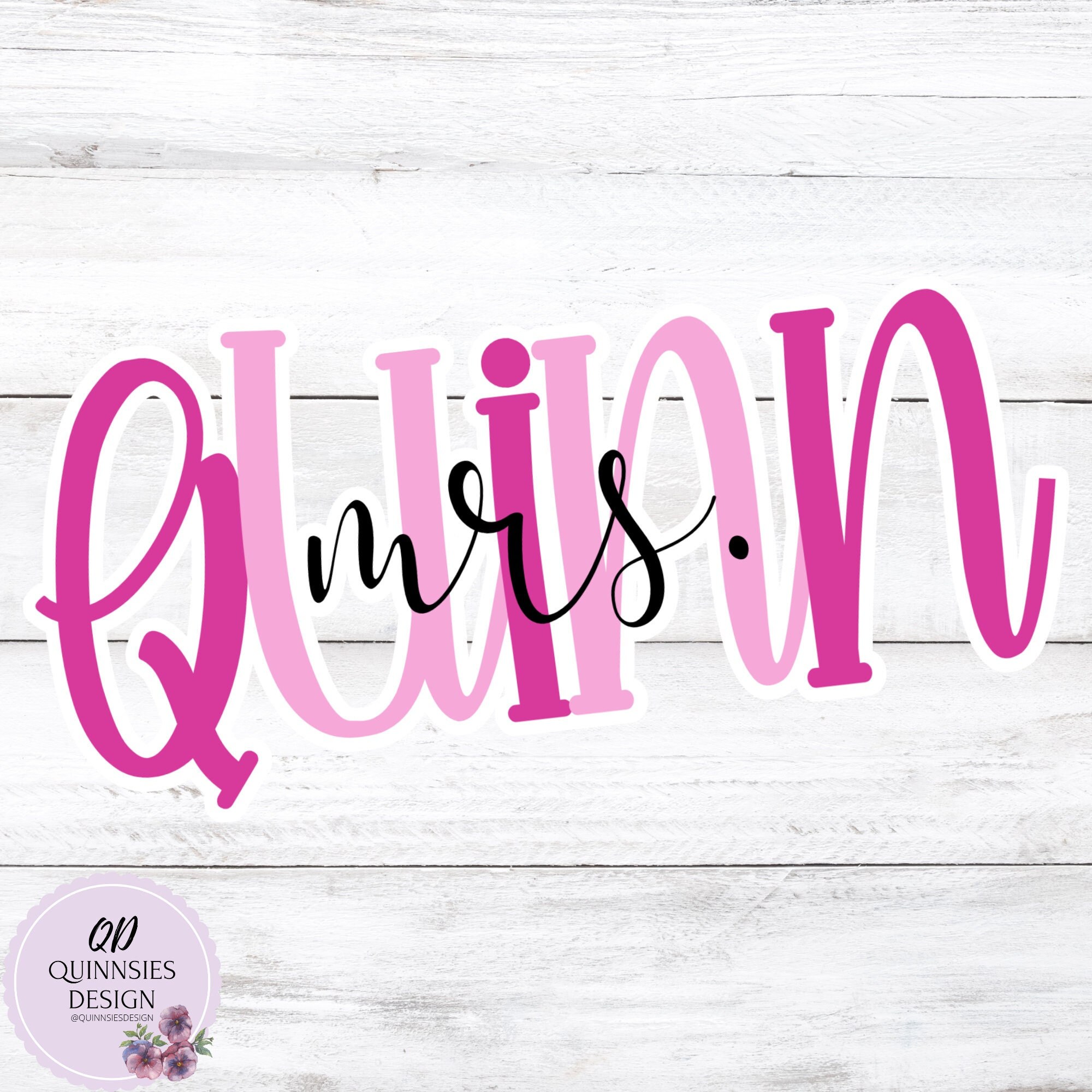 Teacher Stickers Pink Teacher Sticker Personalized Teacher - Etsy