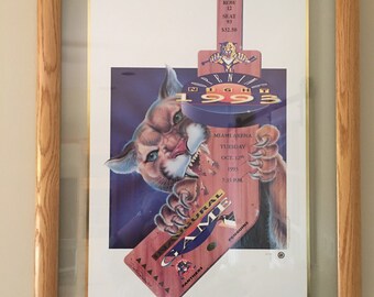 Florida Panthers Poster - Etsy