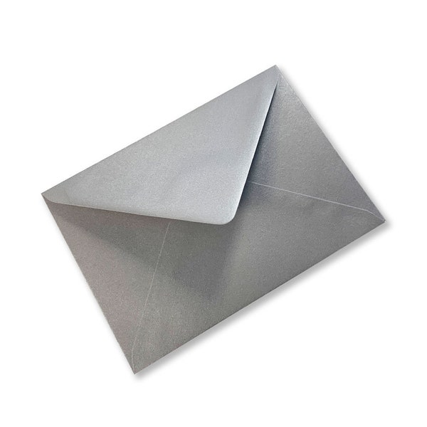 Silver Envelopes - Etsy