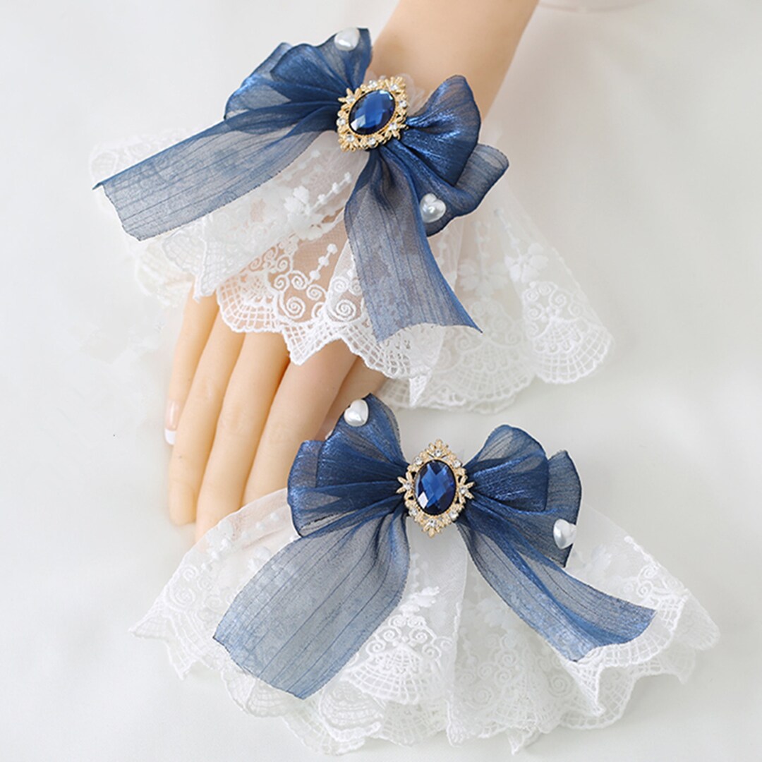 One Pair Lace Sleeve Cufflolita Hand Sleeve Wrist Cuffslace - Etsy