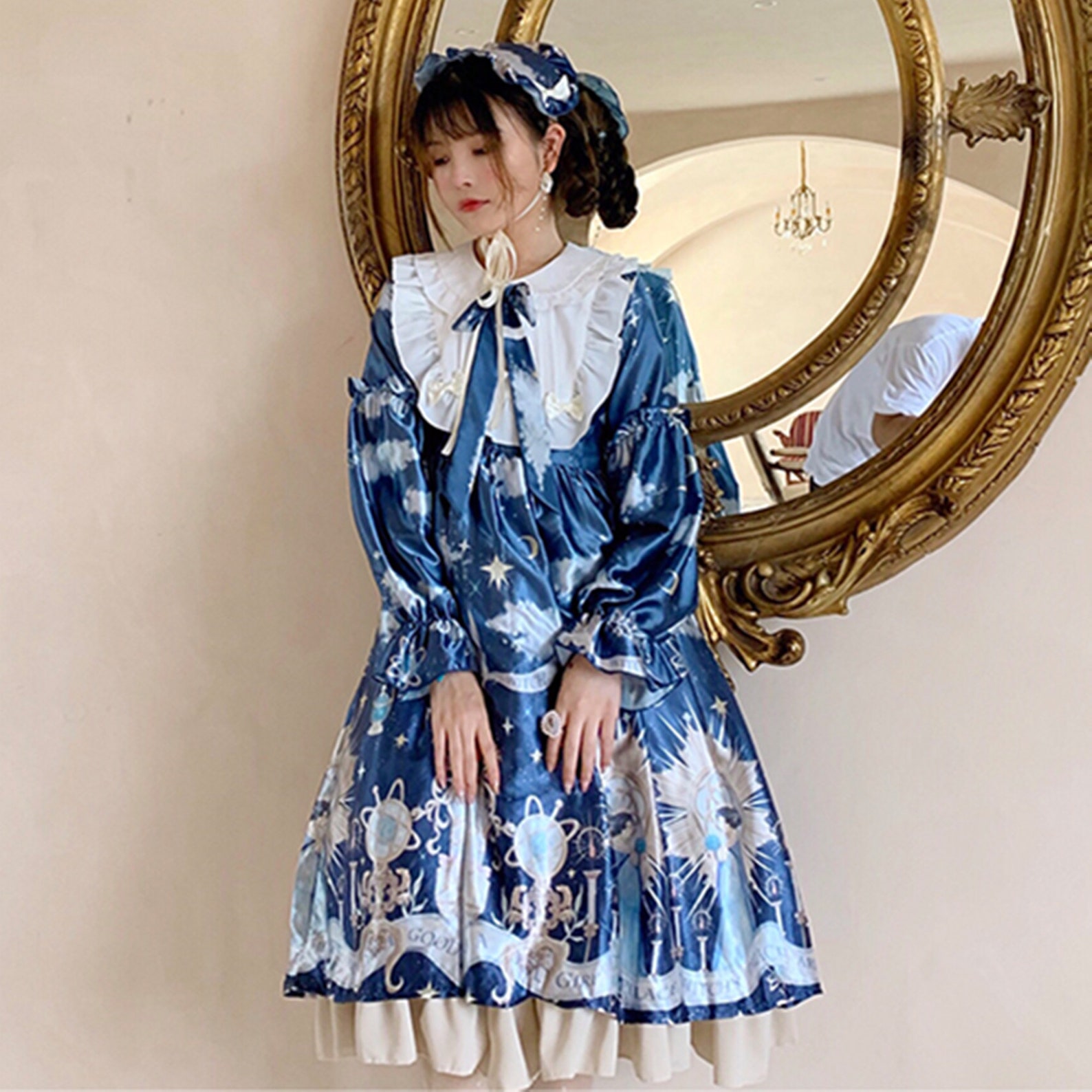 Lolita Dresscute Babydoll Dressretro Dressshiny | Etsy