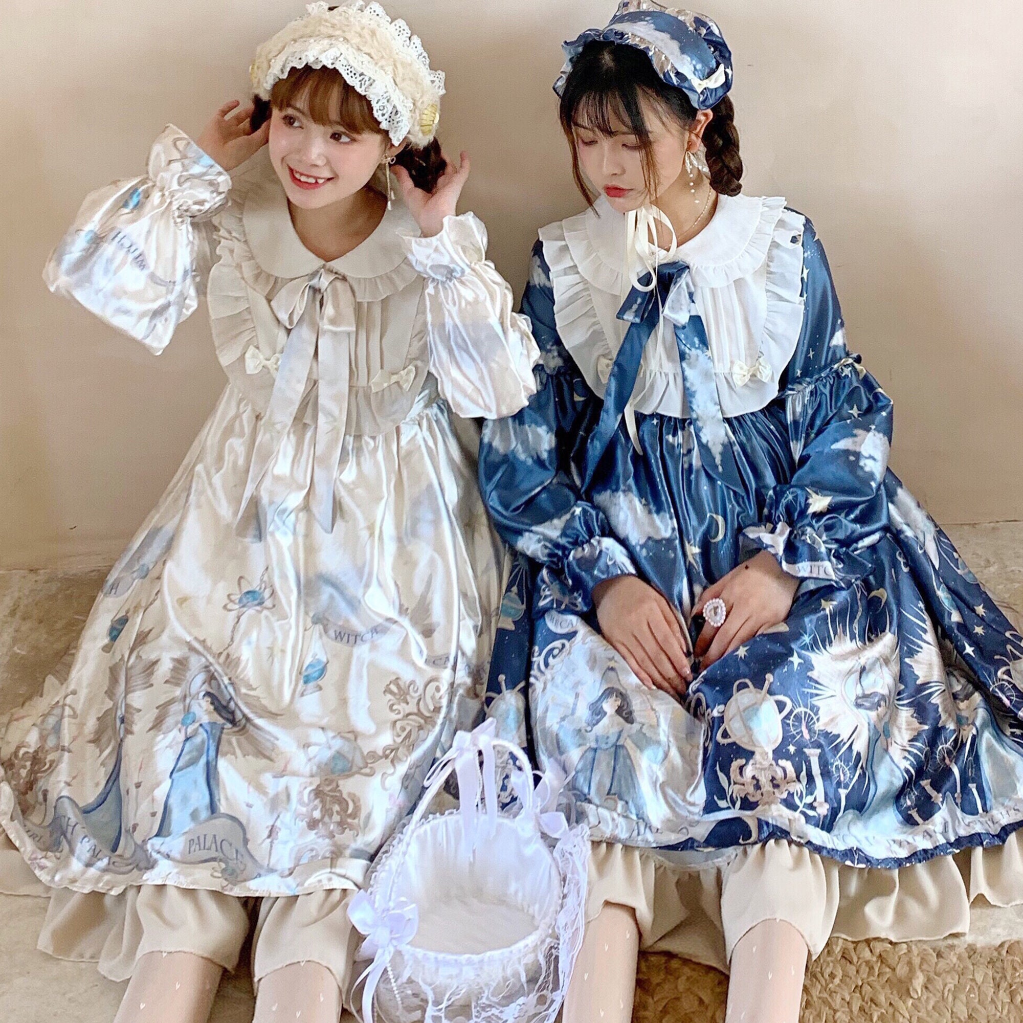 Lolita Dresscute Babydoll Dressretro Dressshiny | Etsy