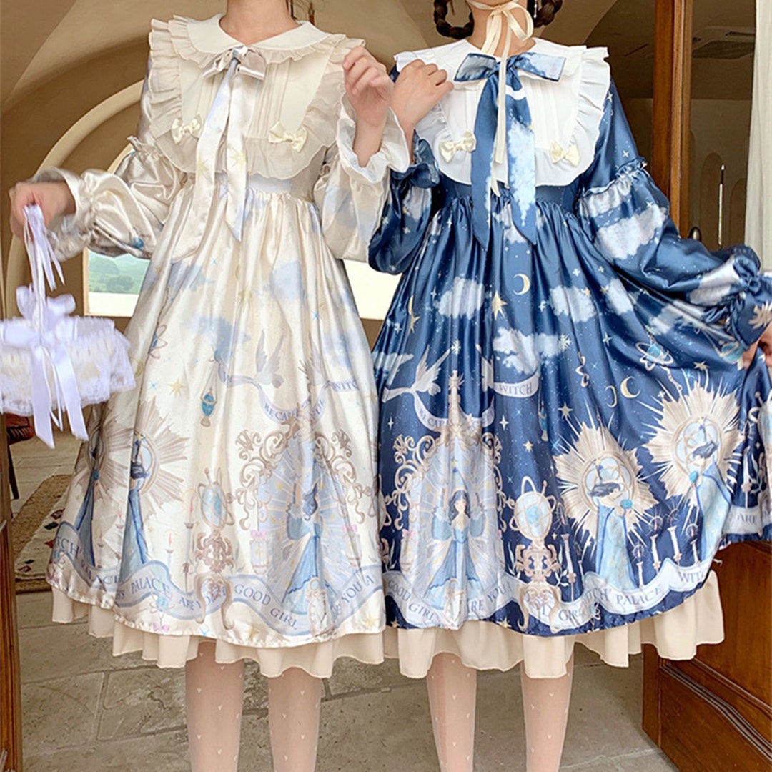 Lolita Dress,cute Babydoll Dress,retro Dress,shiny Dress,princess Dress ...