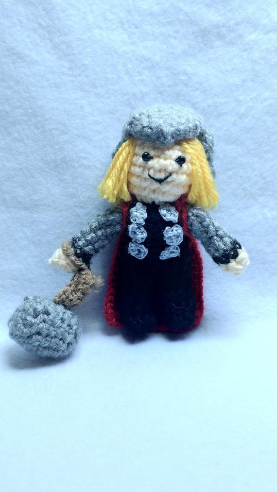 Thor Marvel Inspired Crochet/amigurumi Toy Figure | Etsy