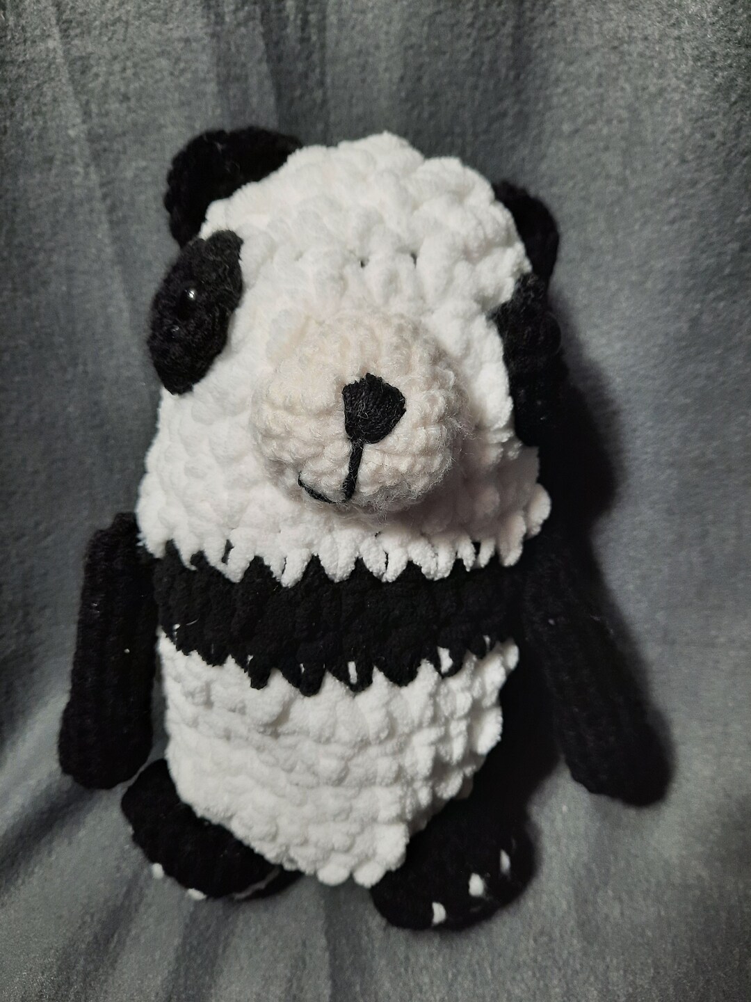 Cuddly Snuggle Crochet Panda Plush 10" Toy - Etsy