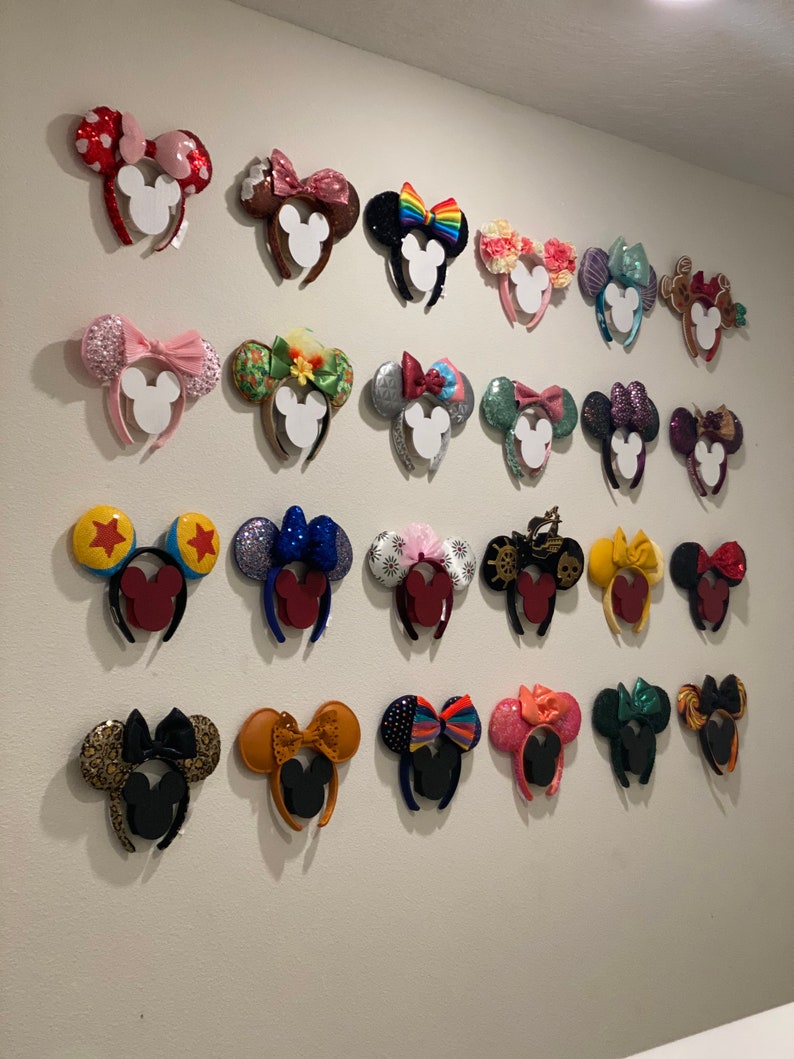 Wall Display For Minnie Ears Headbands Ear Collection Etsy