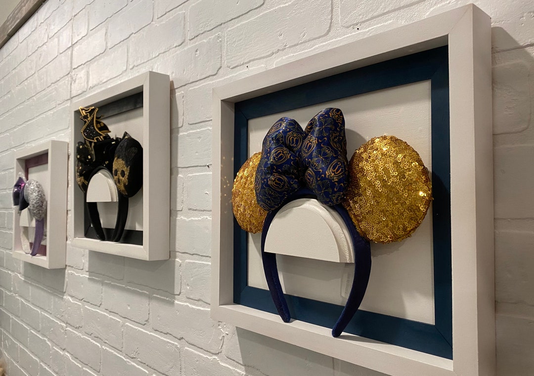 Disney Ear Frame, Disney Minnie Headband Display, Layered Wood Frame - Etsy