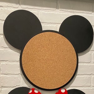 Mouse Shaped Pin Board, Disney Inspired Pin Collectors Board- Wood and ...