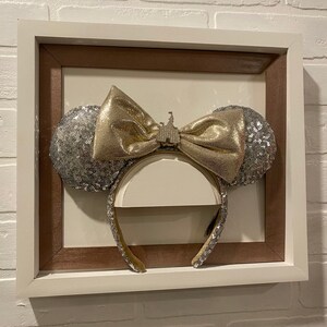 Disney Ear Frame, Disney Minnie Headband Display, Layered Wood Frame - Etsy