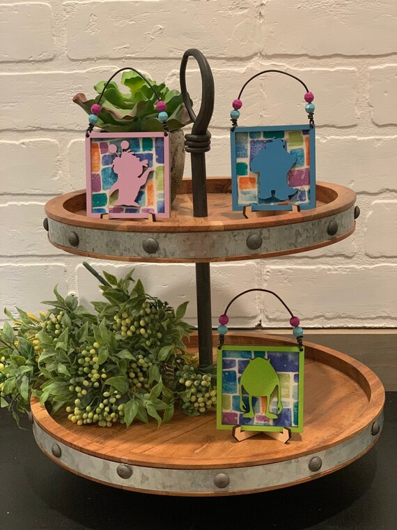 Disney Mini Framed Art Monsters Inc. Disney Tiered Tray | Etsy