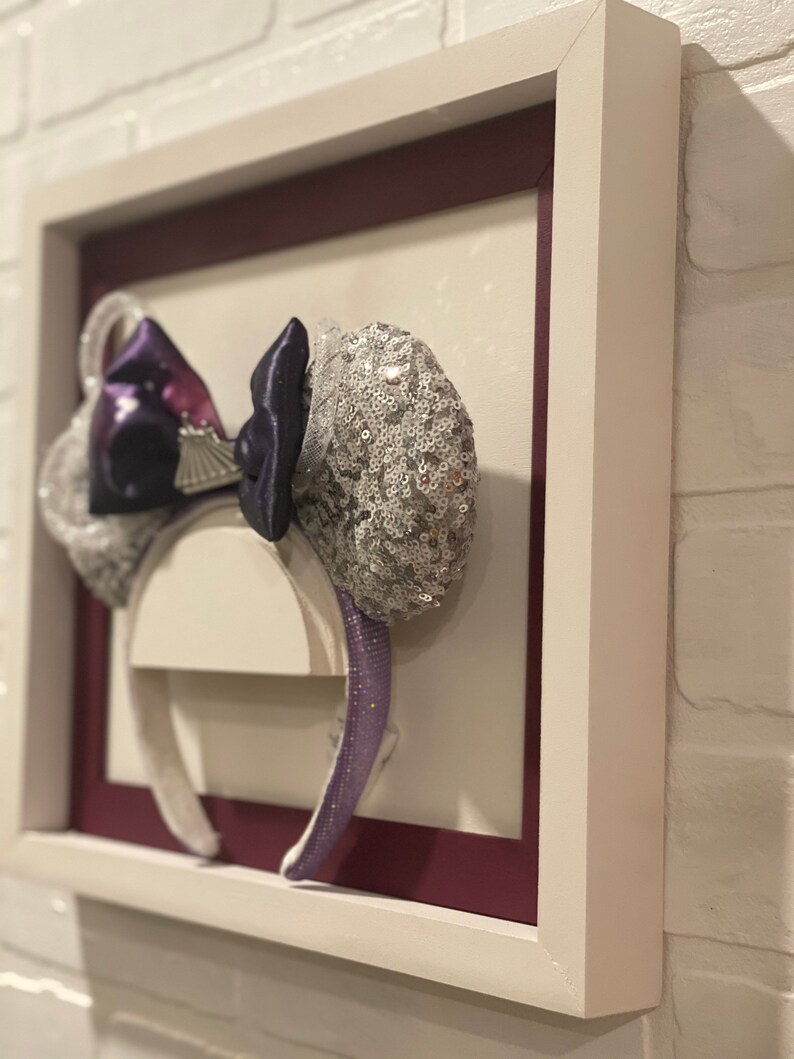 Disney Ear Frame Disney Minnie Headband Display Layered Wood - Etsy