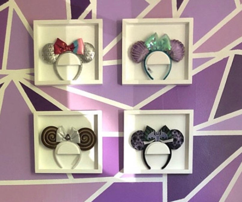 Disney Ears Display, Minnie Ear Headband Display Frame, Disney Ear ...