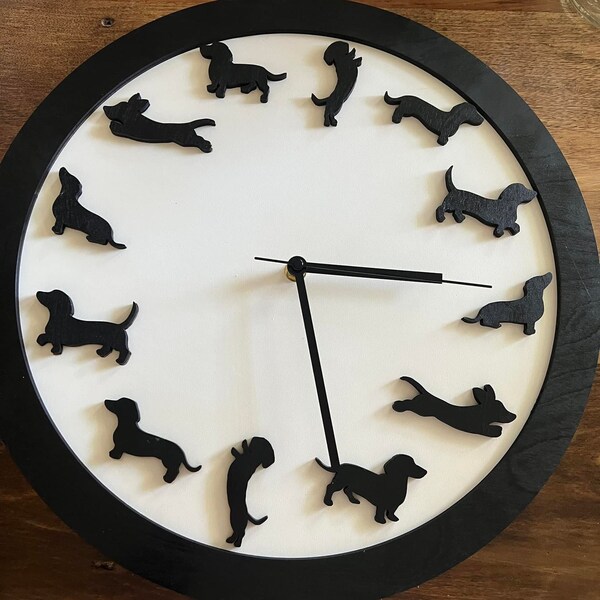 Dachshund Clock - Etsy