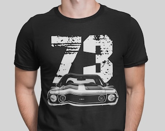 1973 Amc Amx Javelin Silhouette Front View T Shirt - Etsy