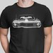 1973 Amc Amx Javelin Silhouette Front View T Shirt - Etsy