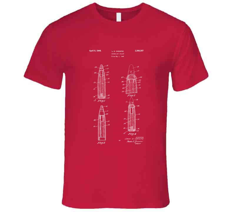 Vintage Firearm Gun Bullet Gun Enthusiast Patent T Shirt - Etsy