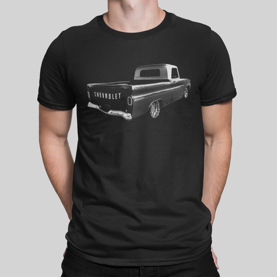 1966 C10 Pickup Truck Rear Three Quarter View T Shirt - Etsy