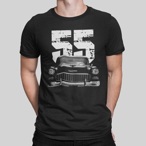 1955 Chevy Bel Air Front Grill View With White Year T Shirt - Etsy