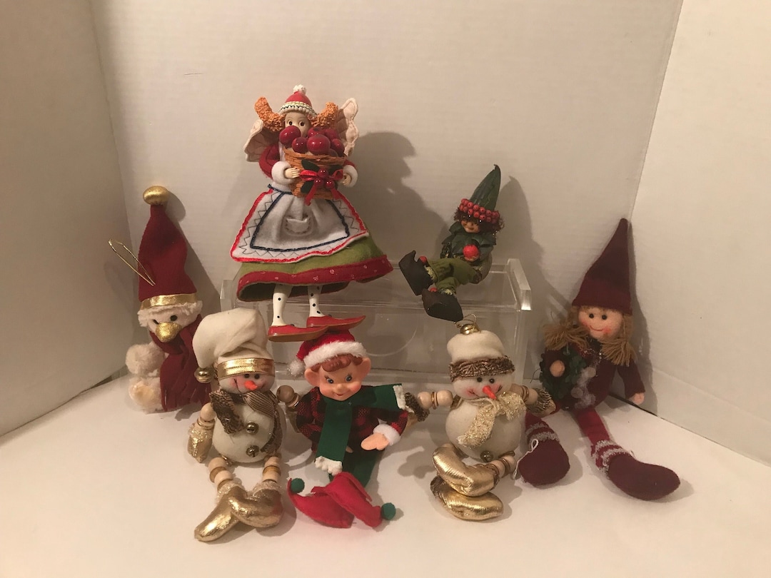 Elves Christmas Vintage 7 Different Elves - Etsy